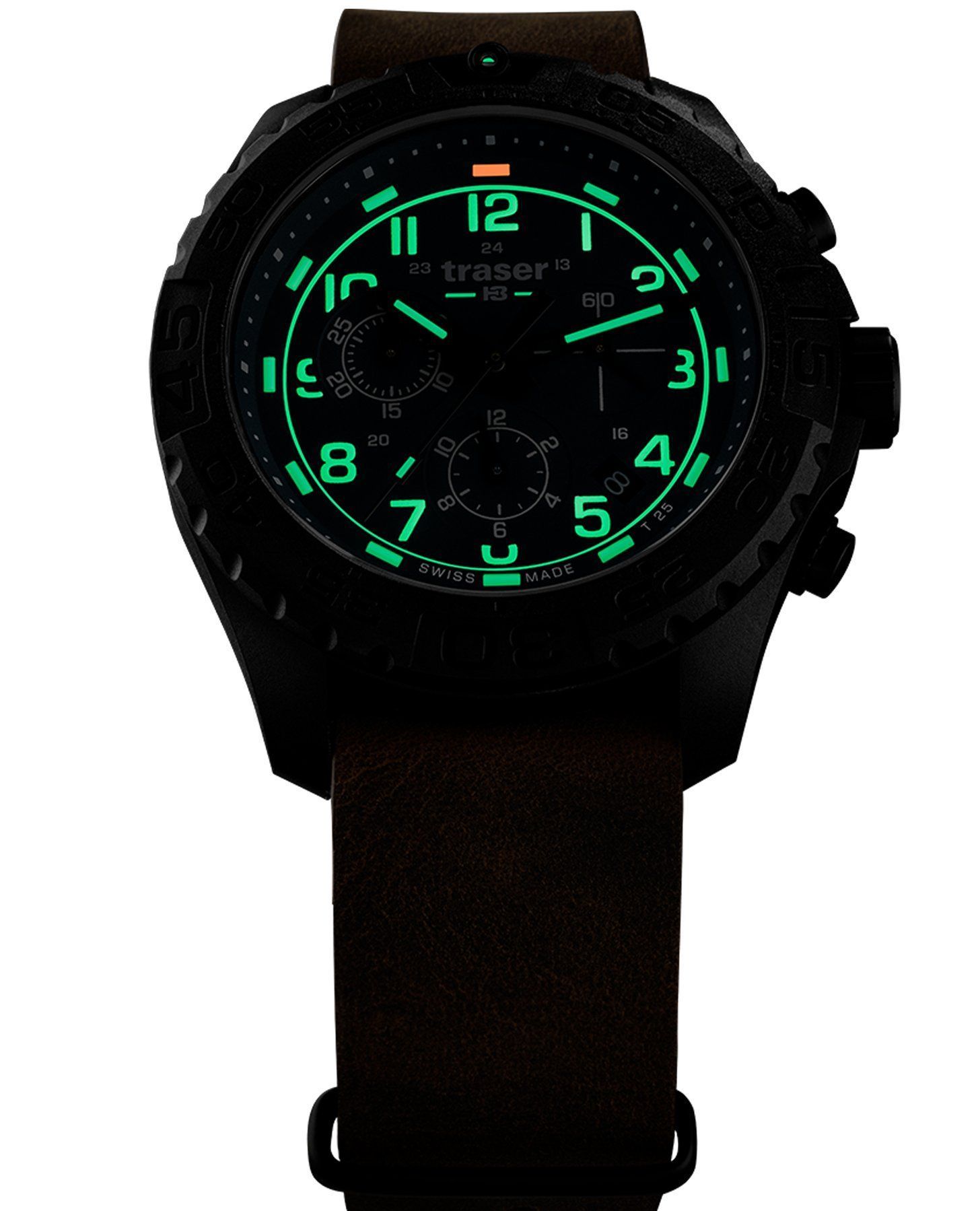 Годинник Traser P96 ODP EVOLUTION CHRONO PETROL 109049 - SWISSMADE.COM.UA